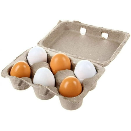 Wooden Game Eggs Kid Preschool Educational Toys - 6pcs / Set Wooden ...