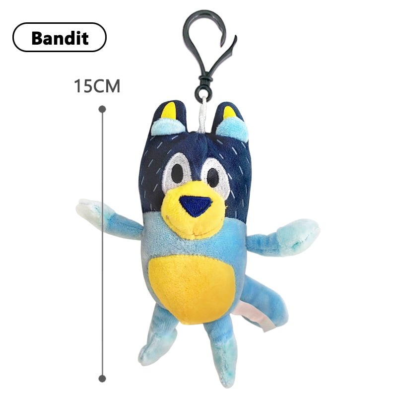 Muñeca de peluche Bluey de 15CM para niños, adornos pequeños, figuras ...