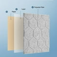 Sinyiin Self Adhesive Acoustic Panels Walls Acoustic Tiles Honeycombs ...