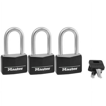 Master Lock 140D Brass Padlock Keyed Different 4-Pack - Walmart.com