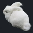Mini Realistic Plush Rabbits Kids Toys Decorations Birthday Gift ...