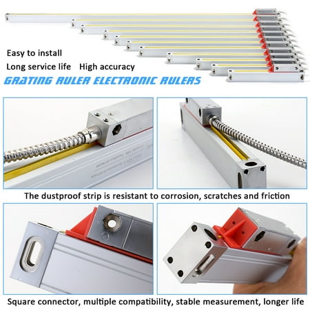 Grating Ruler Electronic Rulers Optical Ruler Linear Scale Milling ...