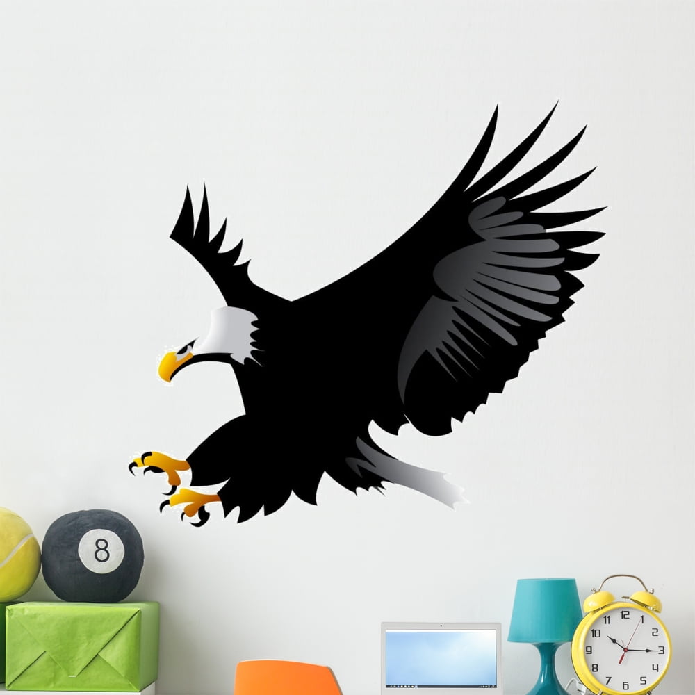 Eagle Wall Decal Sticker by Wallmonkeys Vinyl Peel and Stick Graphic ...