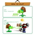 Plants and Zombies Toys Gatling Peashooter Action Figures PVZ Toys Set ...