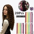 20Pcs Set Heatless Curls Mixed Color Spiral Hair Styling Tools Random ...