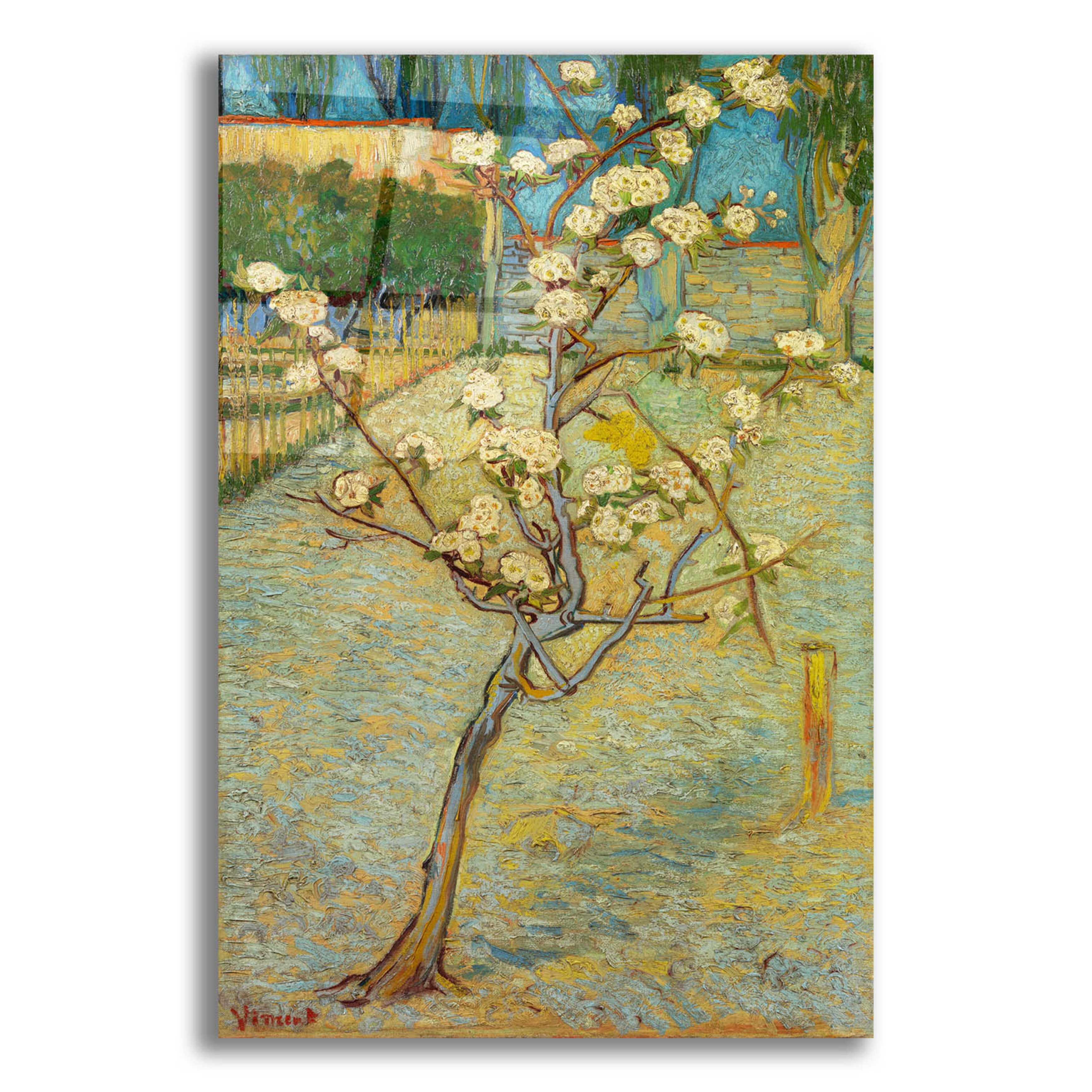 Epic Art 'Small Pear Tree In Blossom' by Vincent Van Gogh, Acrylic ...
