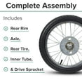 AlveyTech Rear Wheel Assembly for the Razor EcoSmart Metro - Walmart.com