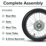 AlveyTech Rear Wheel Assembly for the Razor EcoSmart Metro - Walmart.com