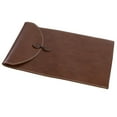 JAM Paper Leather Portfolio Envelope, 9.5x12.5, 1/Pack, Brown, Button ...