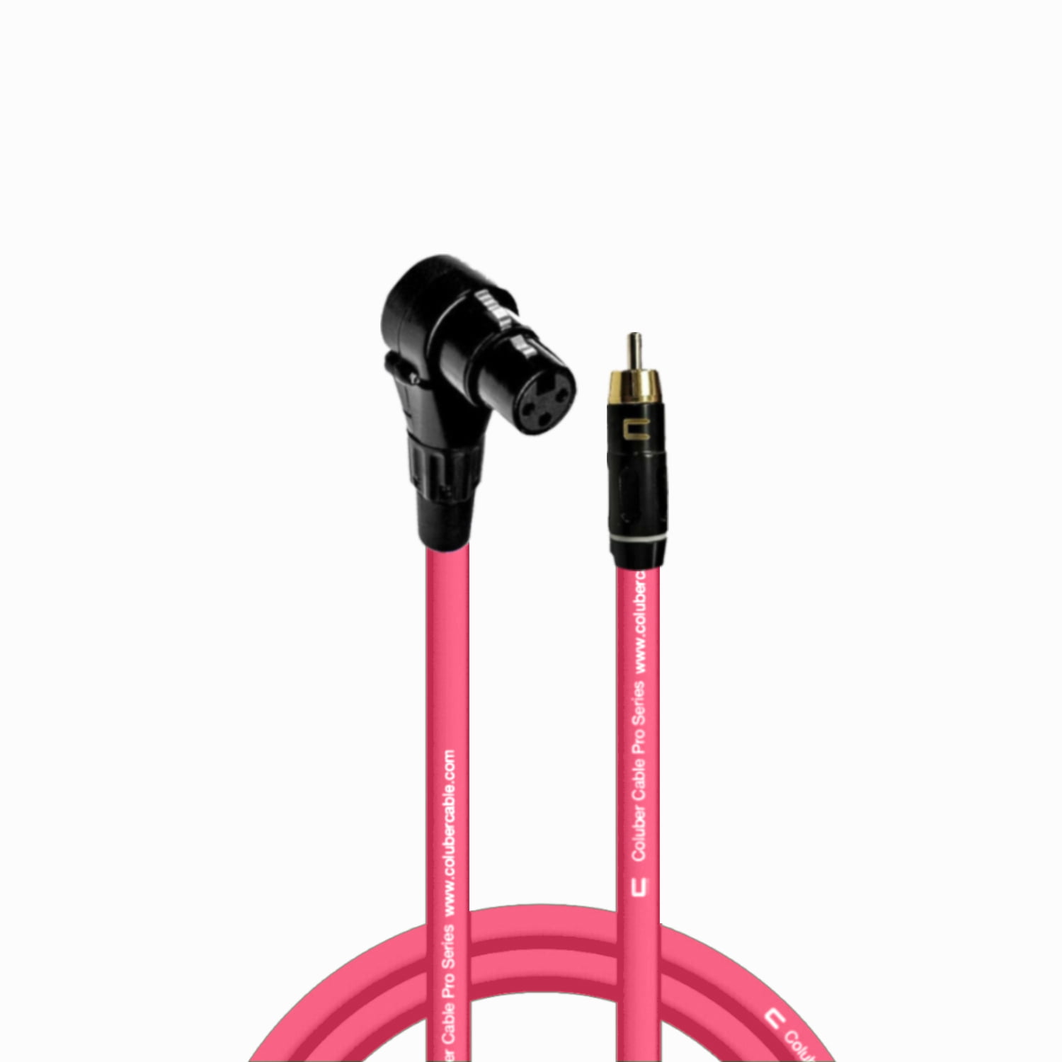 Coluber Cable Balanced Right Angle XLR Female-RCA Male 3-Pin Audio ...