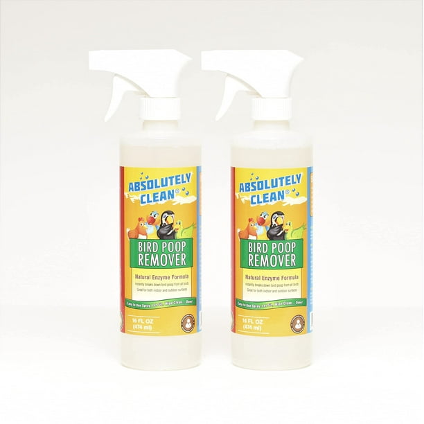 Absolutely Clean Amazing Bird Poop Remover - Just Spray/Wipe - Safely ...