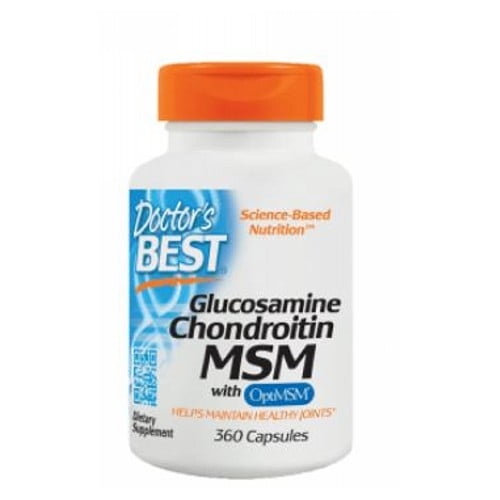 Supplement Doctors Best, glucosamina, condroitina, MSM, 360 cápsulas | Bodega Aurrera en línea