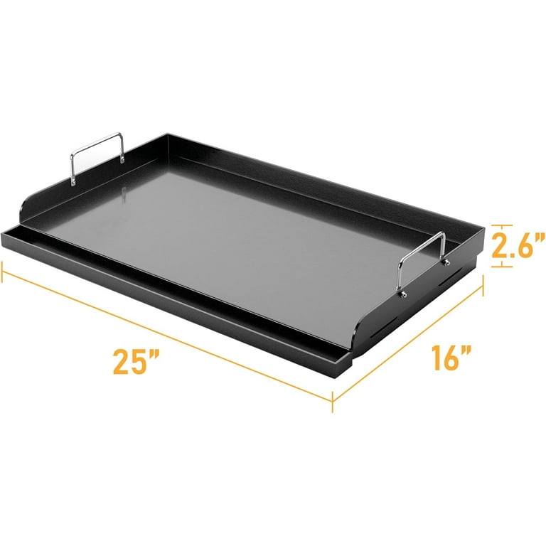 Nonstick Flat Top Griddle 25 X 16 Inch Flat Top Griddle For Gas Grill ...