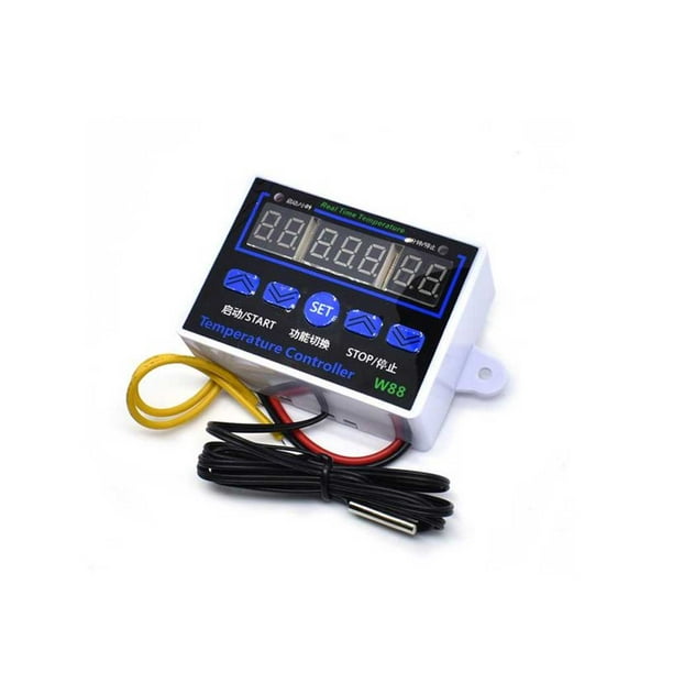 pitrice Digital Display Wide Range Temperature Sensor Switch Thermostat ...