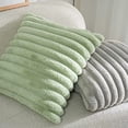 Pack of 2,Double-Sided Faux Fur Plush Decorative Throw Pillow Covers ...
