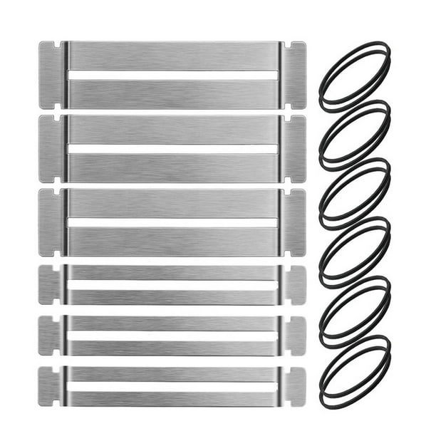 relayinert 6 Pieces/Set Stainless Steel Guitar Bass Fingerboard ...