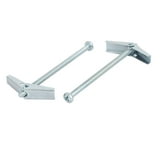 Uxcell M4x75mm Metal Male Thread Spring Loaded Hollow Wall Round Head ...