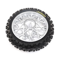 Losi Dunlop MX53 Rear Tire Mounted Black PM-MX LOS46005 RC Tire ...