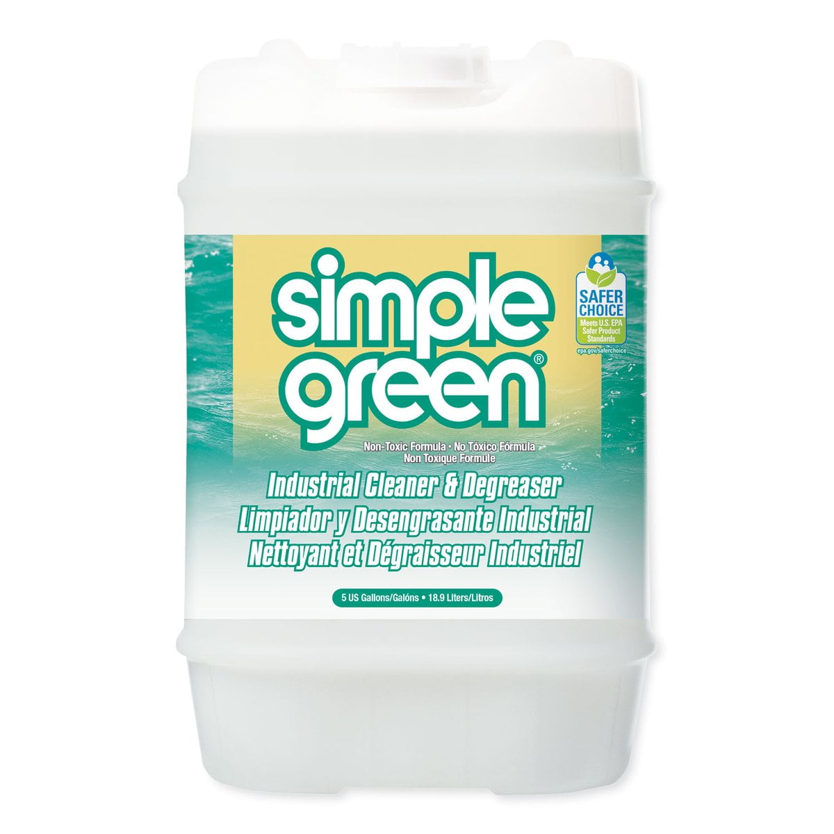 Simple Green Industrial Cleaner And Degreaser, Concentrated, 5 Gal ...