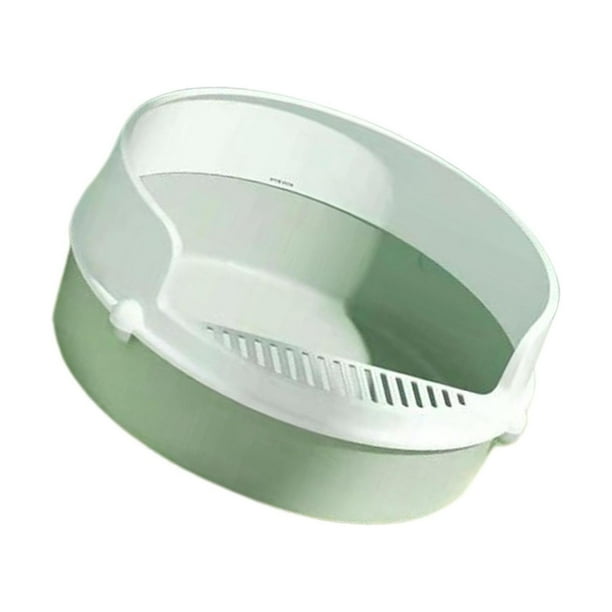 keepw Pet Litter Tray Circular Design Easy Removable Clean to for ...