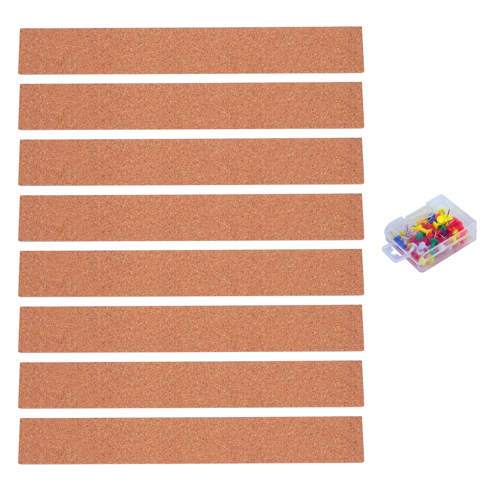Click here for Pixnor 1 Set Cork Bulletin Bar Strips Frameless Me... prices