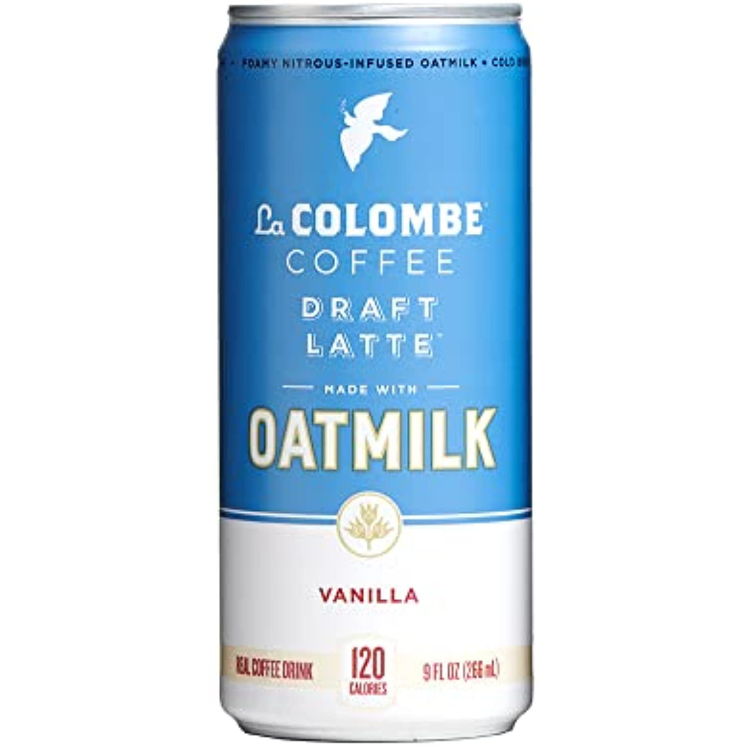La Colombe Oatmilk Coffee Draft Latte, Vanilla, 9 Fl Oz (Pack Of 16 ...