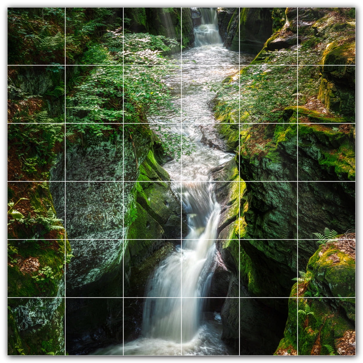 Picture-Tiles.com: Waterfalls Ceramic Tile Wall Mural WAL501105-66M. 36 ...