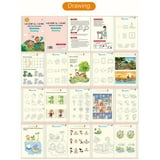 YJYGSQ 4 Pack English Calligraphy Copybook Set - Reusable Handwriting ...