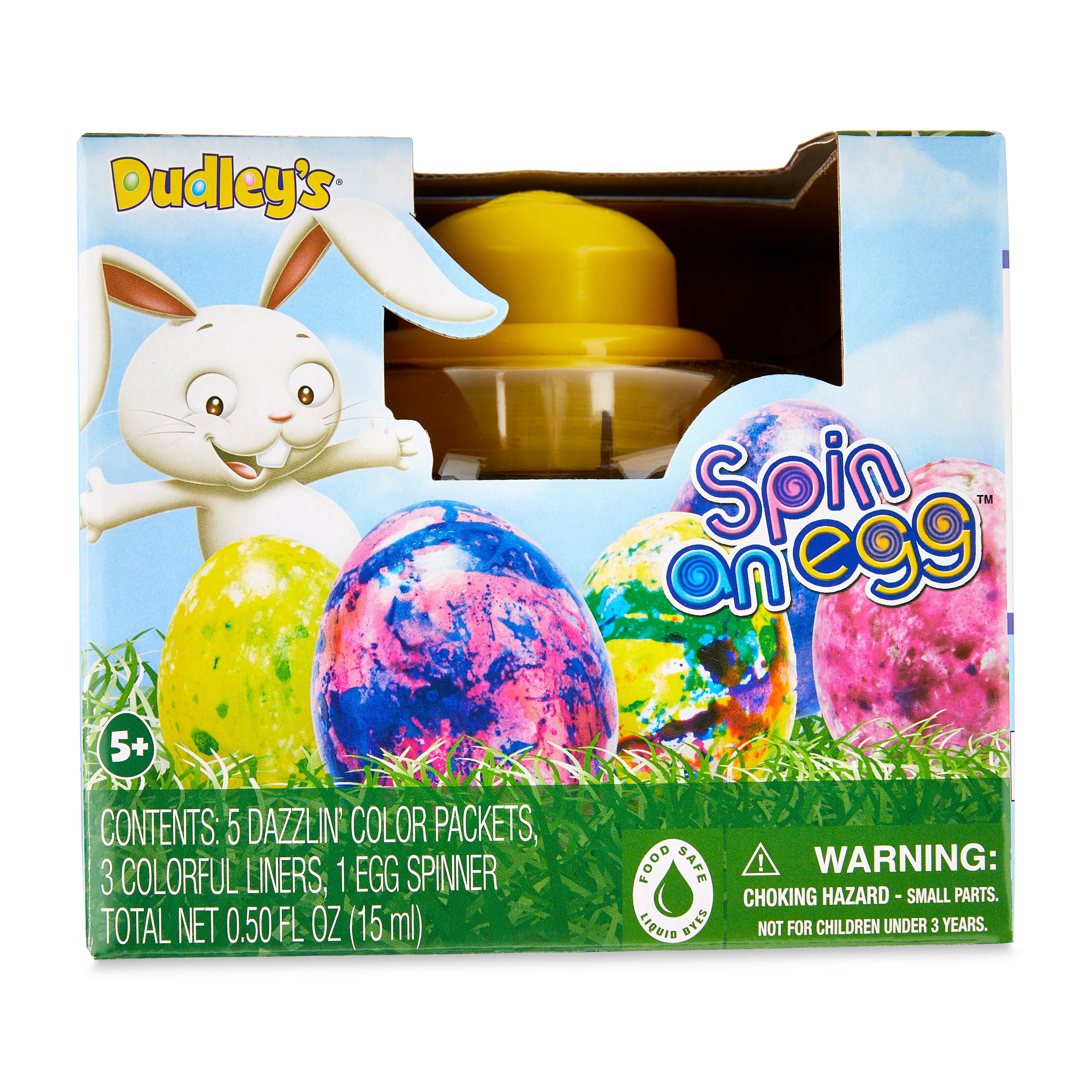 Dudley's Spin An Egg Decorating Kit, Easter Egg Dye Kit, Plastic Egg ...