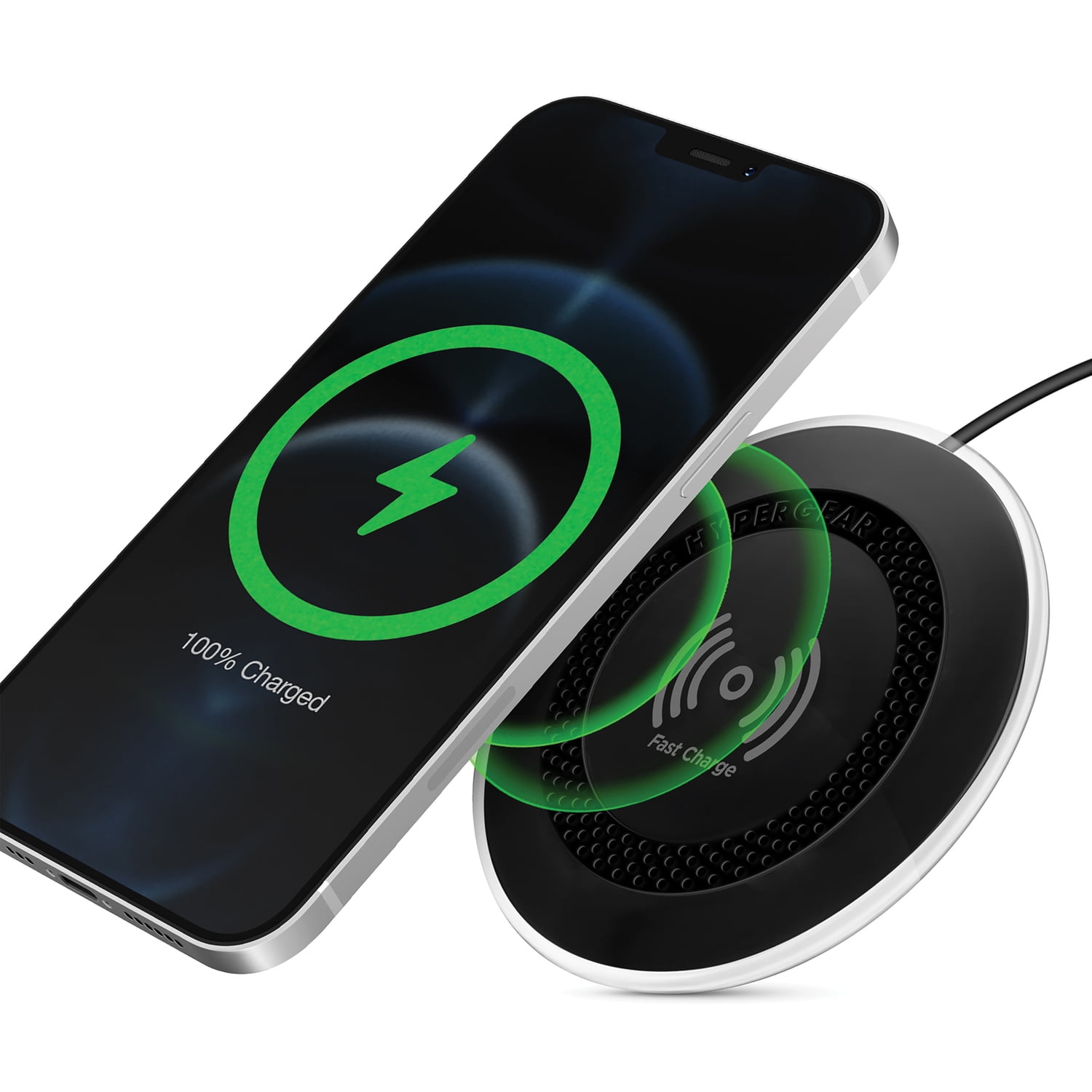 HyperGear ChargePad Pro 15W Wireless Fast Charger (CHARGER15W-PRNT ...