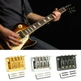 SIEYIO Electric Guitar Fixed Bridge, Zinc Alloy 4 String Guitar Bridge ...