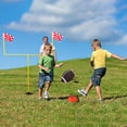 Portable Football Field Goal Post Set with Football-Backyard Kicking ...