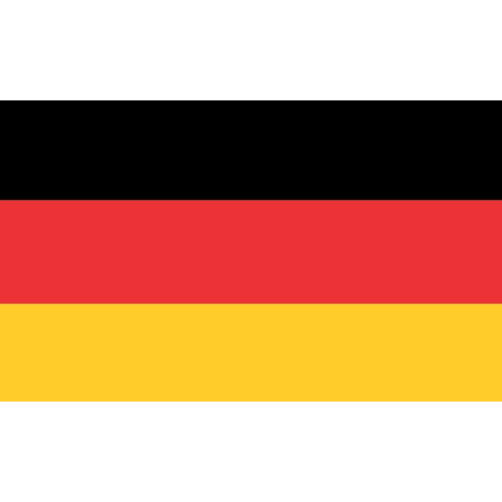5in x 3in Germany Country Flag Sticker - Walmart.com - Walmart.com