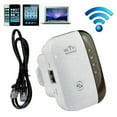 WiFi Range Extender, 300Mbps Fast Speed WiFi Booster Wireless Repeater ...