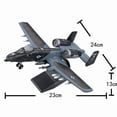 assembled plastic airplane model , home display and collection ...