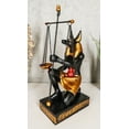 Ebros Ancient Egyptian God Of Afterlife Anubis Holding The Scales of Justice Statue - Walmart.com