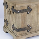 Household Essentials Vintage Wooden Chest, Victorian Decorative Storage ...