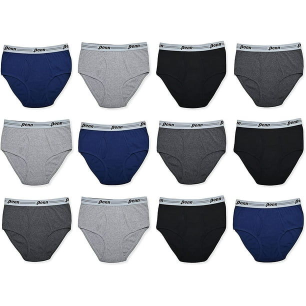 Penn Mens Performance Briefs, Boxer Briefs or Woven Boxers - 12-Pack ...