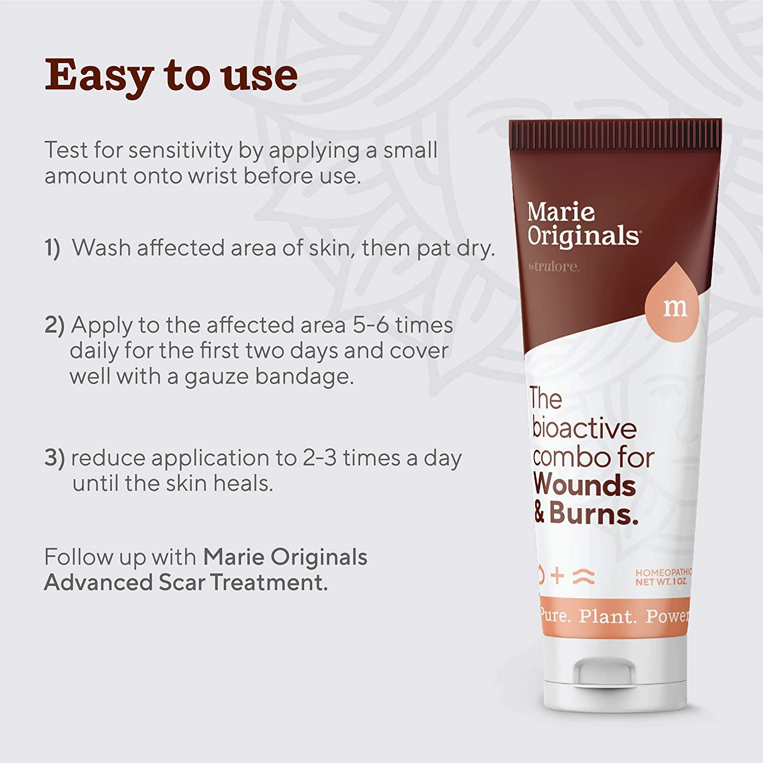 Marie Originals All-Natural Wounds & Burns Cream – Treats and Soothes ...