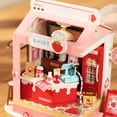 Rolife Food Box Shop Set Toy DIY Miniature House Kit with LED Gifts for ...