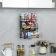 Spice Rack Organizer for Cabinet, x-Cosrack 3-Tier Food Snack Organizer ...