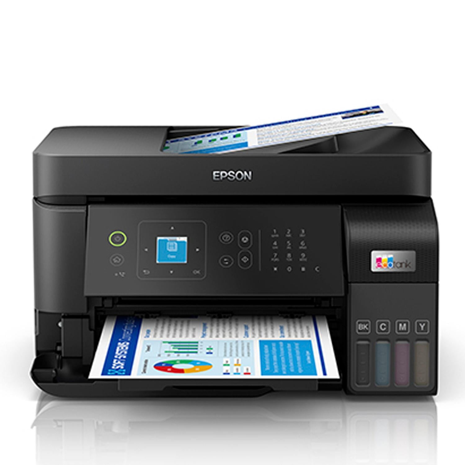 Multifuncional Epson L5590 EcoTank Tinta Continua ADF Inlambrica RJ45 ...