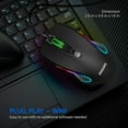 Philips Wired PC Gaming Mouse RGB Backlit USB for Windows PC Gamers ...