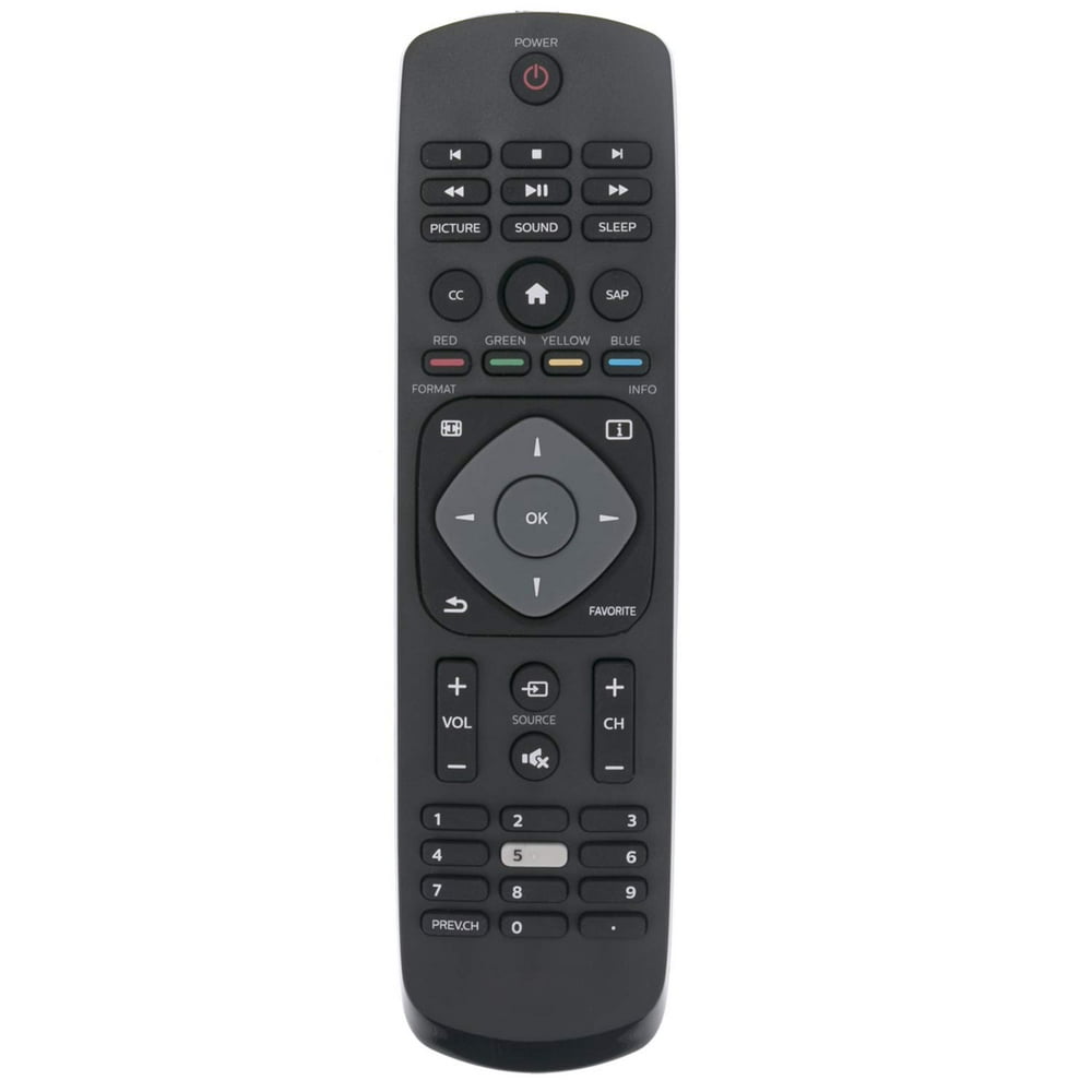 New TV Remote Control for Philips TV 24PFL3603 65PFL5922/F7 24PFL3603 ...