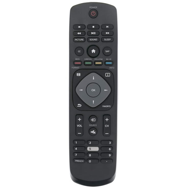 New TV Remote Control for Philips TV 24PFL3603 65PFL5922/F7 24PFL3603 ...