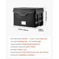 Fireproof Document Box 1832F Heat Insulated Waterproof Lock Portable ...