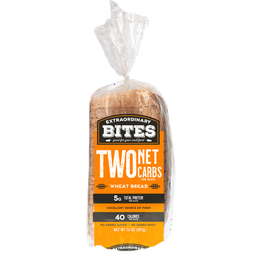 Extraordinary Bites Keto White Bread, 23oz, 21 CT Bag (Frozen ...
