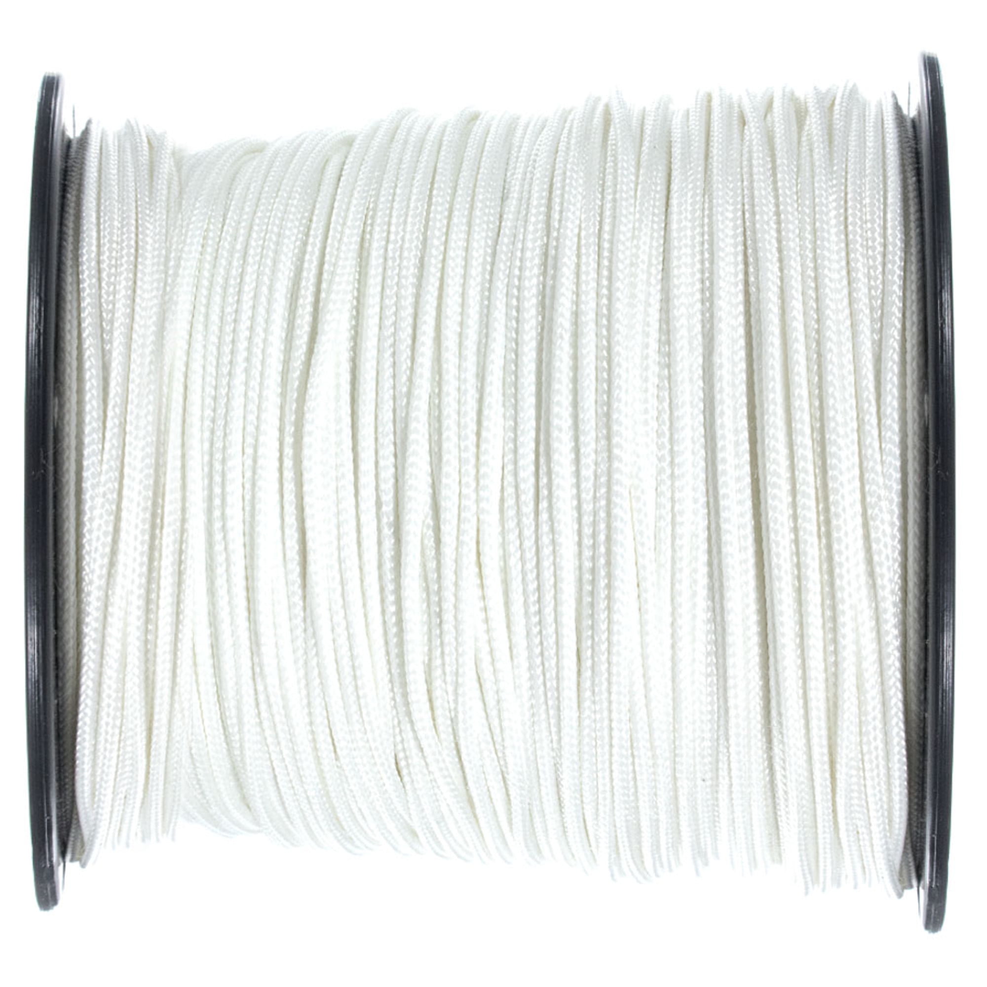 Golberg Solid Braid Black or White Nylon Rope 1/8-inch, 3/16-inch, 1/4 ...