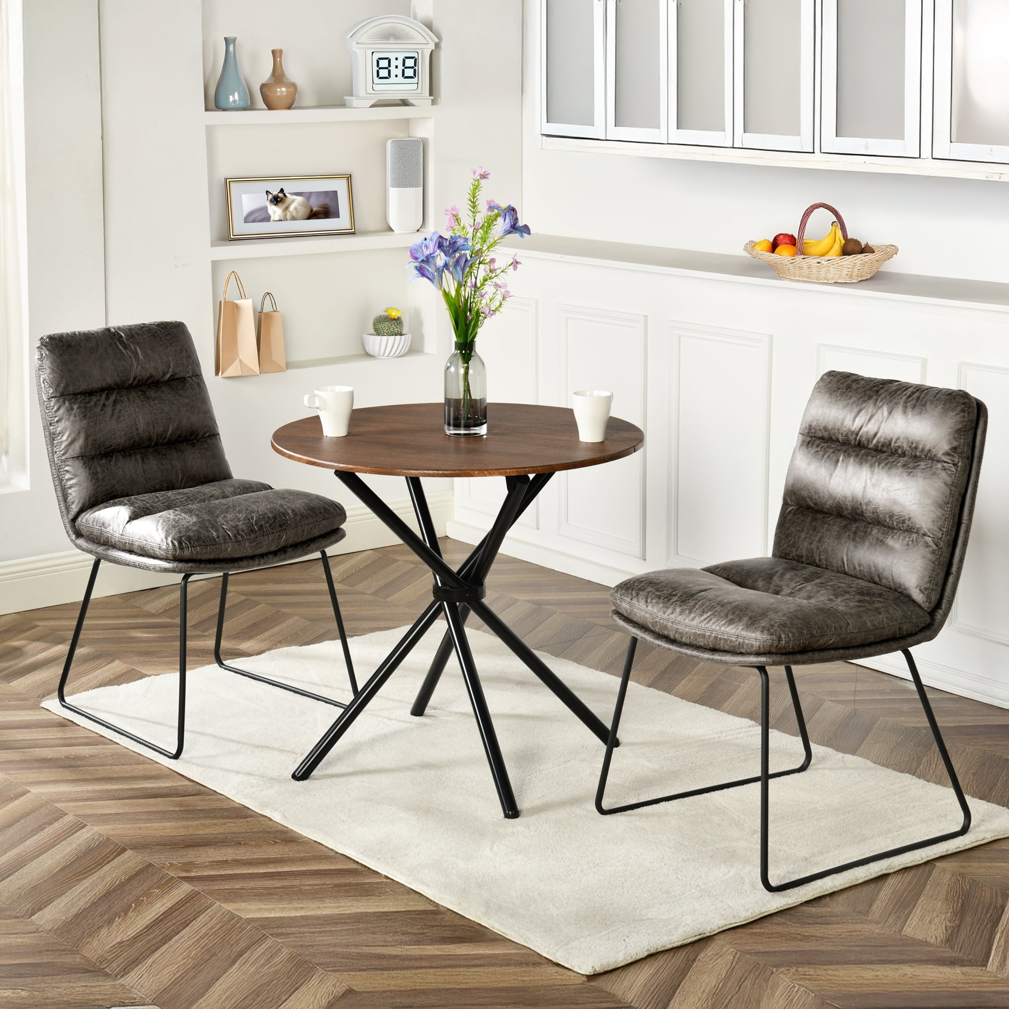 Click here for Homy Casa Set Of 2 Side Dining Chairs For Kitchen... prices