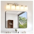 Brushed Nickel 5-Light Bathroom Vanity Light Fixture, Modern Wall ...